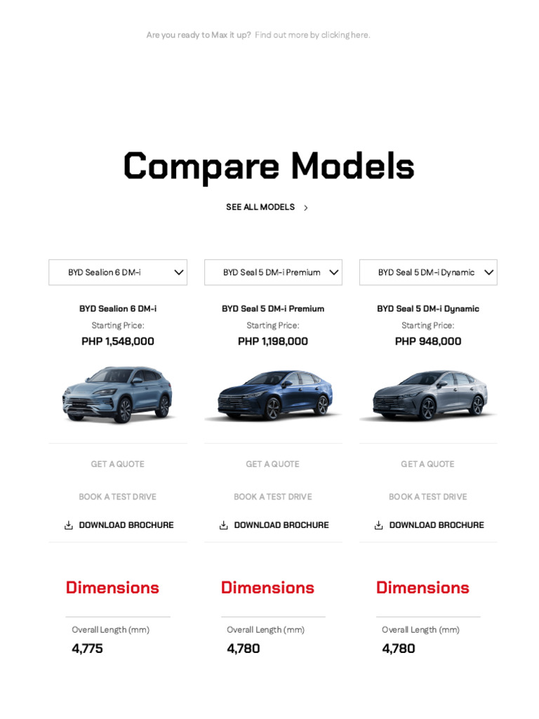 BYD Car Models and Prices Philippines 2023 | PDF | Electric Vehicle | Car