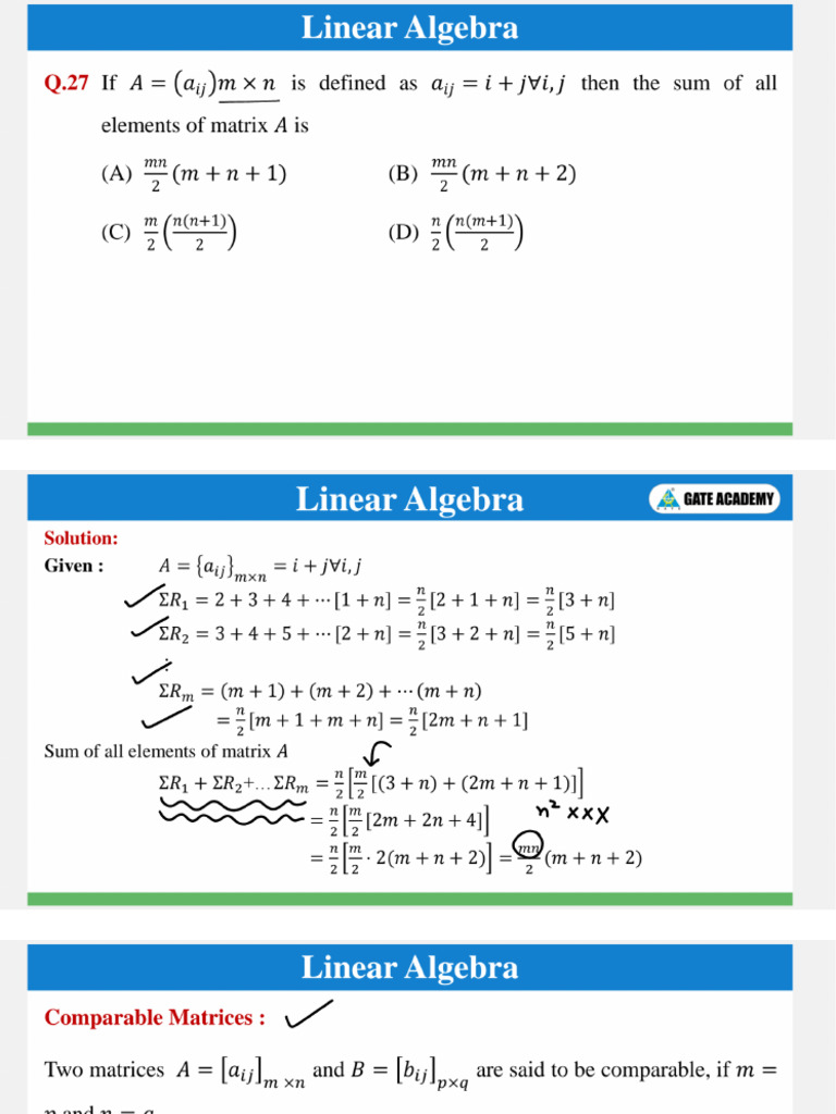 L04 Engineering Mathematics Determinant (Part 01) | PDF