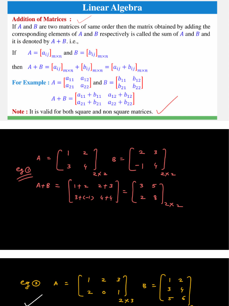 L03 Engineering Mathematics Matrix Multiplication | PDF