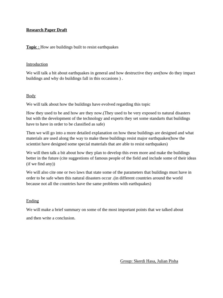 Research Draft | PDF