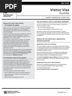 INZ1224 Visitor Visa Declaration Form | PDF | Travel Visa | Immigration