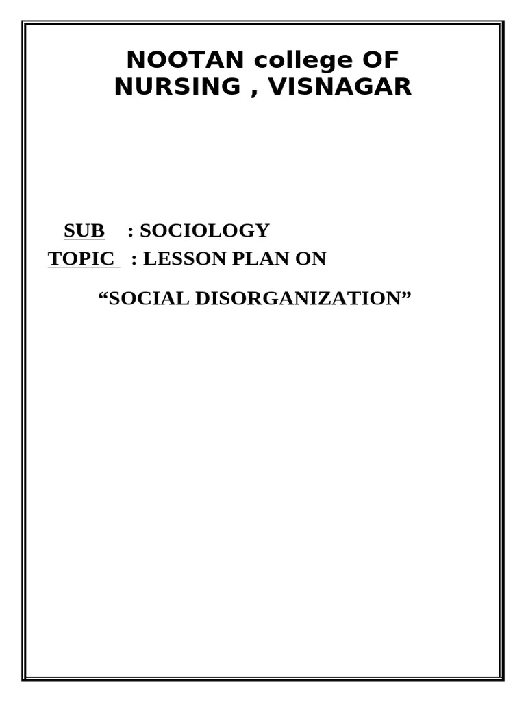 Lesson Plan-2 Applied Sociology | PDF | Sociology | Knowledge