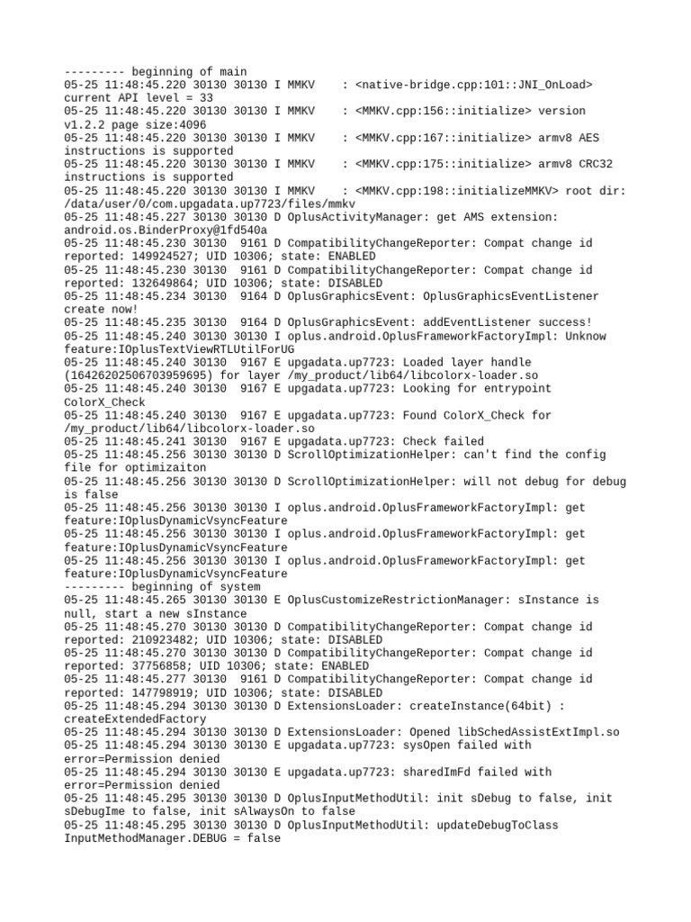 Com - Upgadata.up7723 Logcat | PDF | Computing | Software