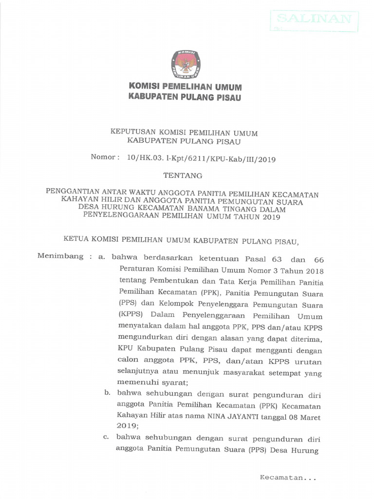 KPT 10 THN 2019 | PDF