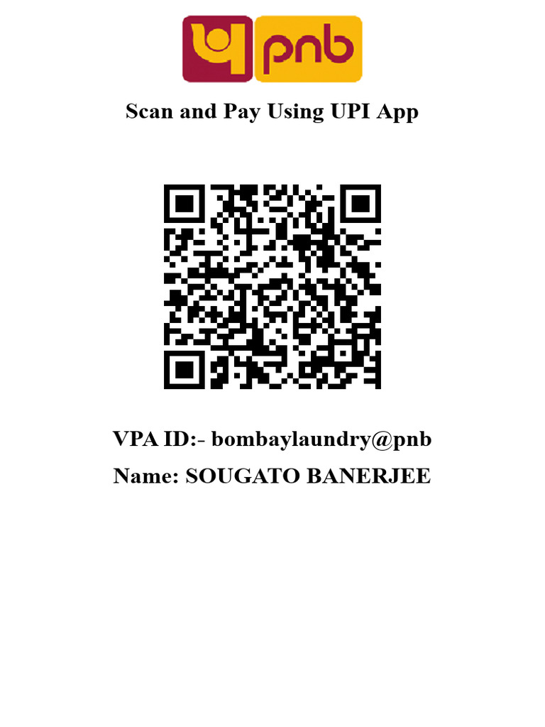 GeneratedQr Bombaylaundry@pnb | PDF
