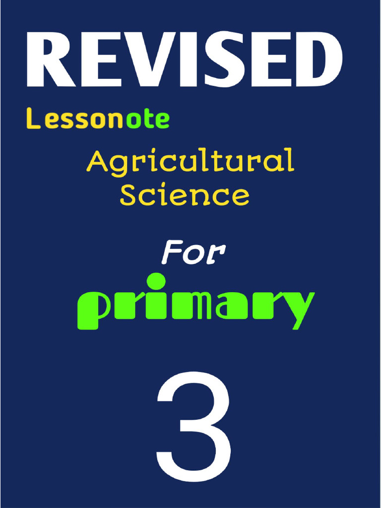 Agricultural Science for Primary 3 | PDF | Manure | Soil