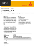 Pds Sikaemaco N 303 | PDF | Concrete | Water