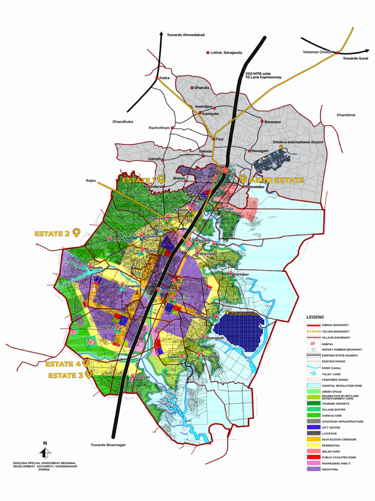 Dholera Updated Map | PDF