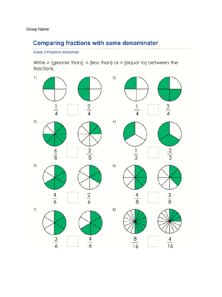 Fractions | PDF
