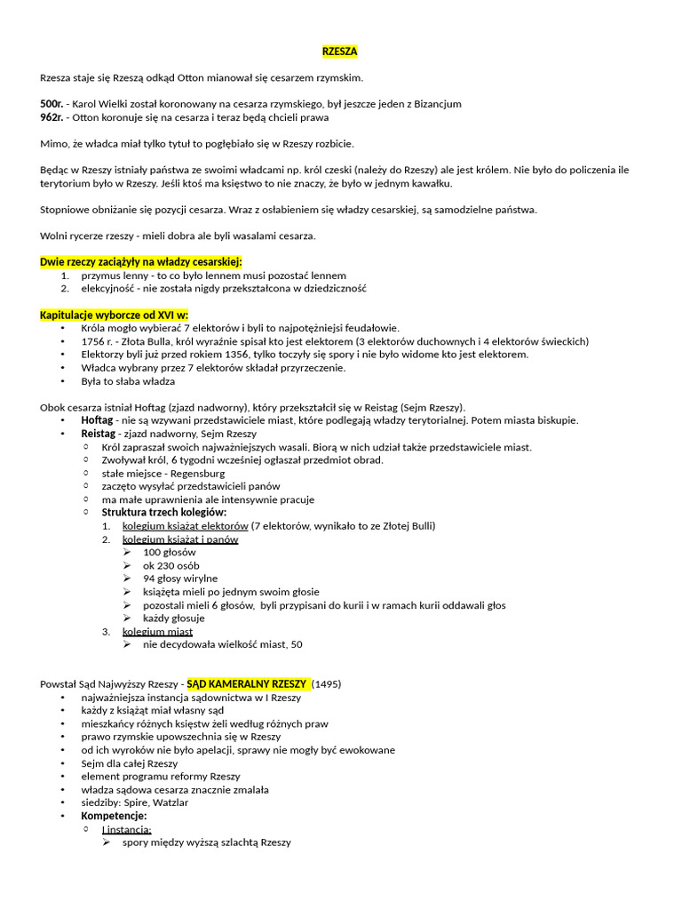 Rzesza | PDF