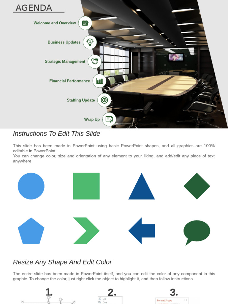 Agenda Free PowerPoint Slide WD | PDF