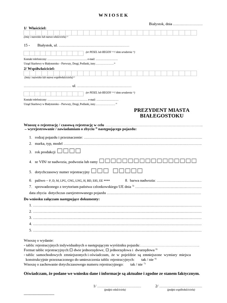Wniosek Zal 1 250422 | PDF