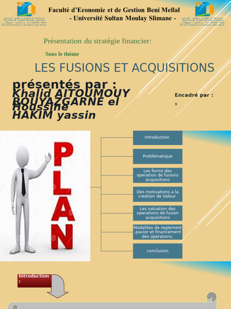 Les Fusions Et Acquisitions | PDF | Fusions et acquisitions | Actionnaire