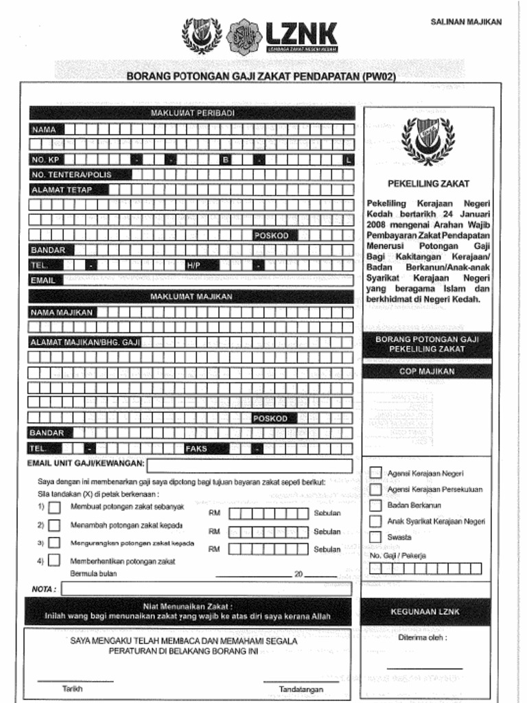 Borang PW02 2023 | PDF