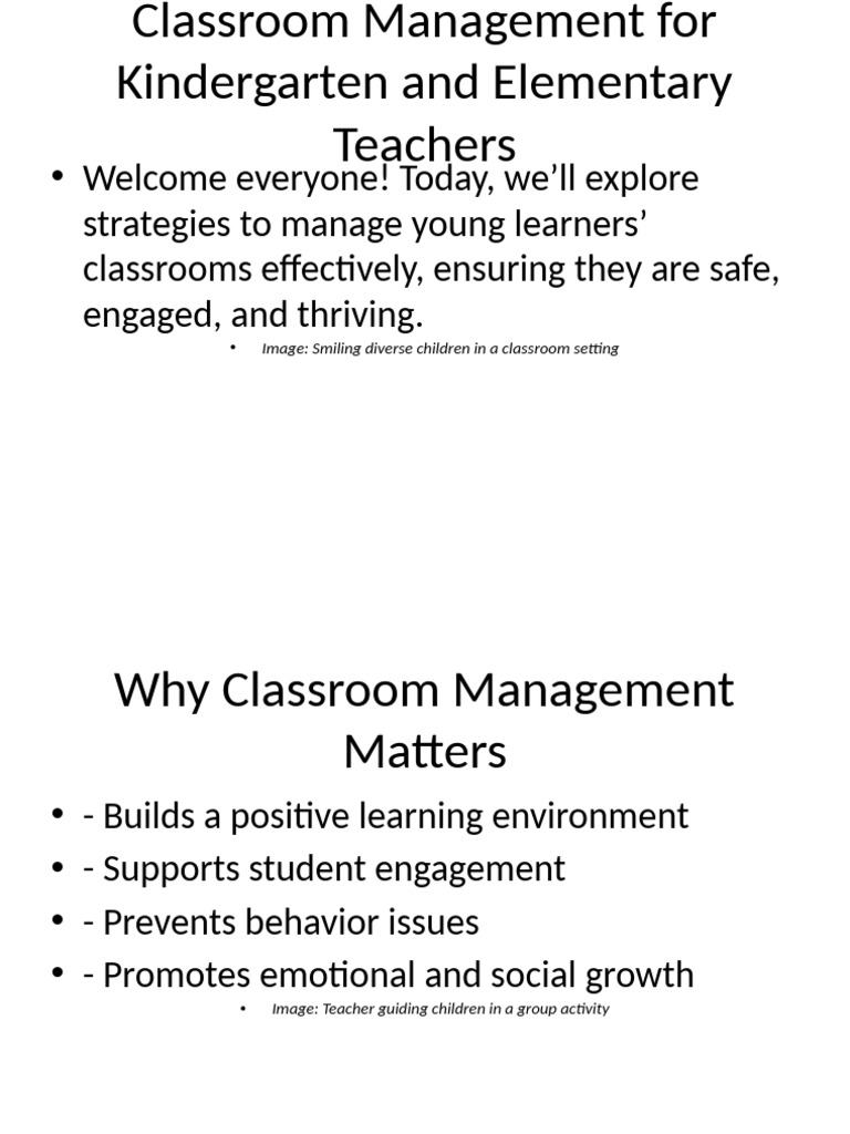 Effective Classroom Management Strategies | PDF | Classroom Management ...