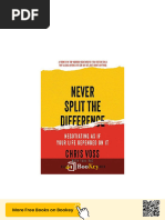 Never Split The Difference PDF | PDF | Empathy | Negotiation