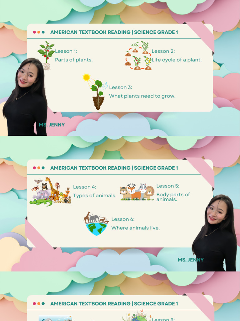 Grade 1 Science Lessons Overview | PDF