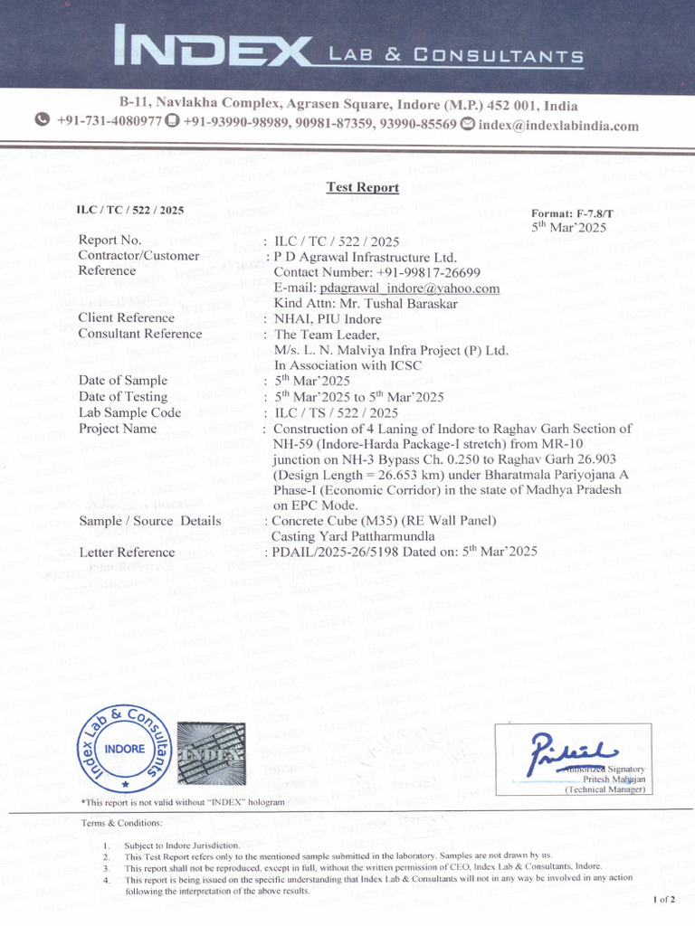 ILC TC 522 2025 Cube PD Agrawal | PDF