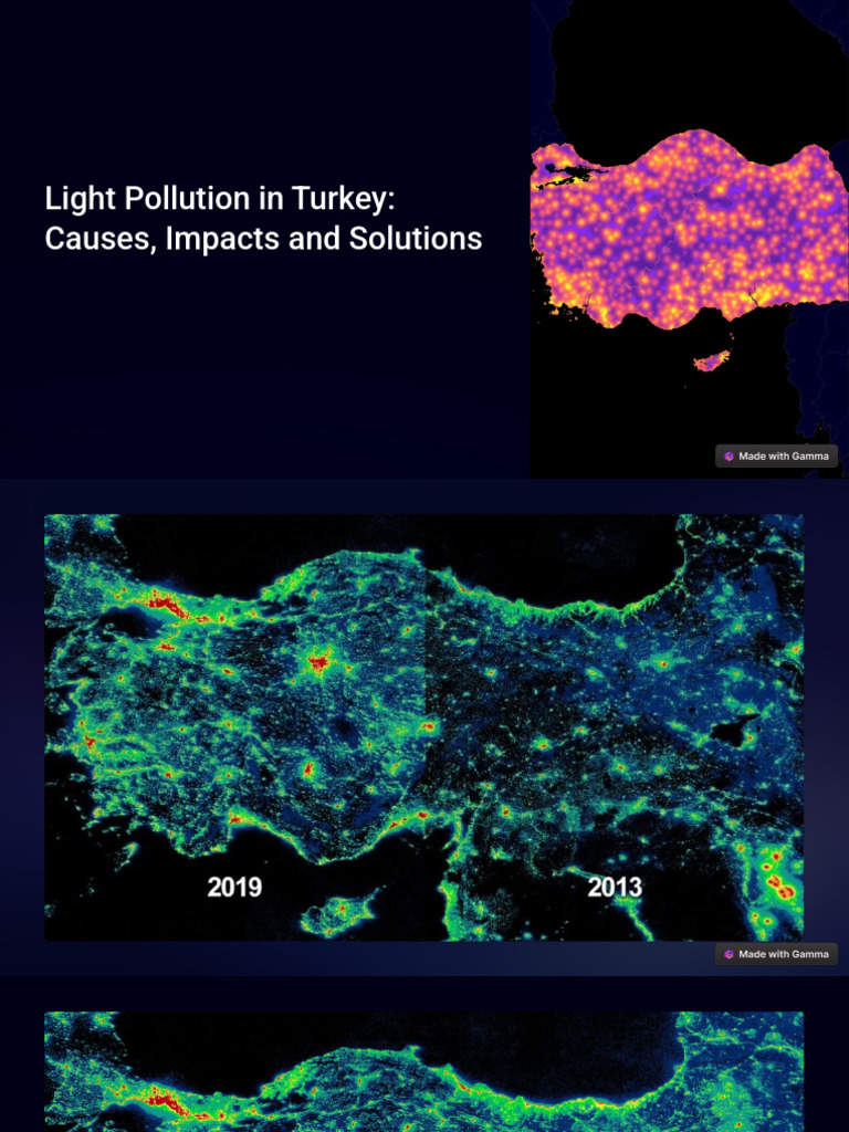 Light Pollution in Turkey Causes Impacts and Solutions | PDF