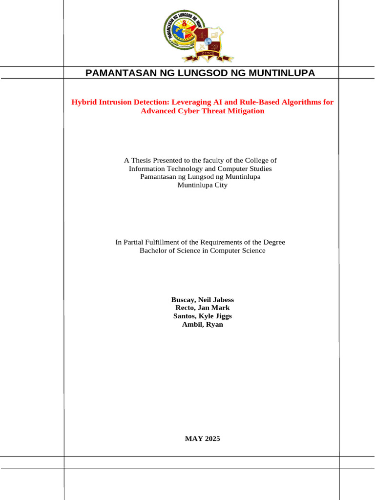 Chapter1 2 3 Guidelines 2025 Format | PDF | Computer Security | Security