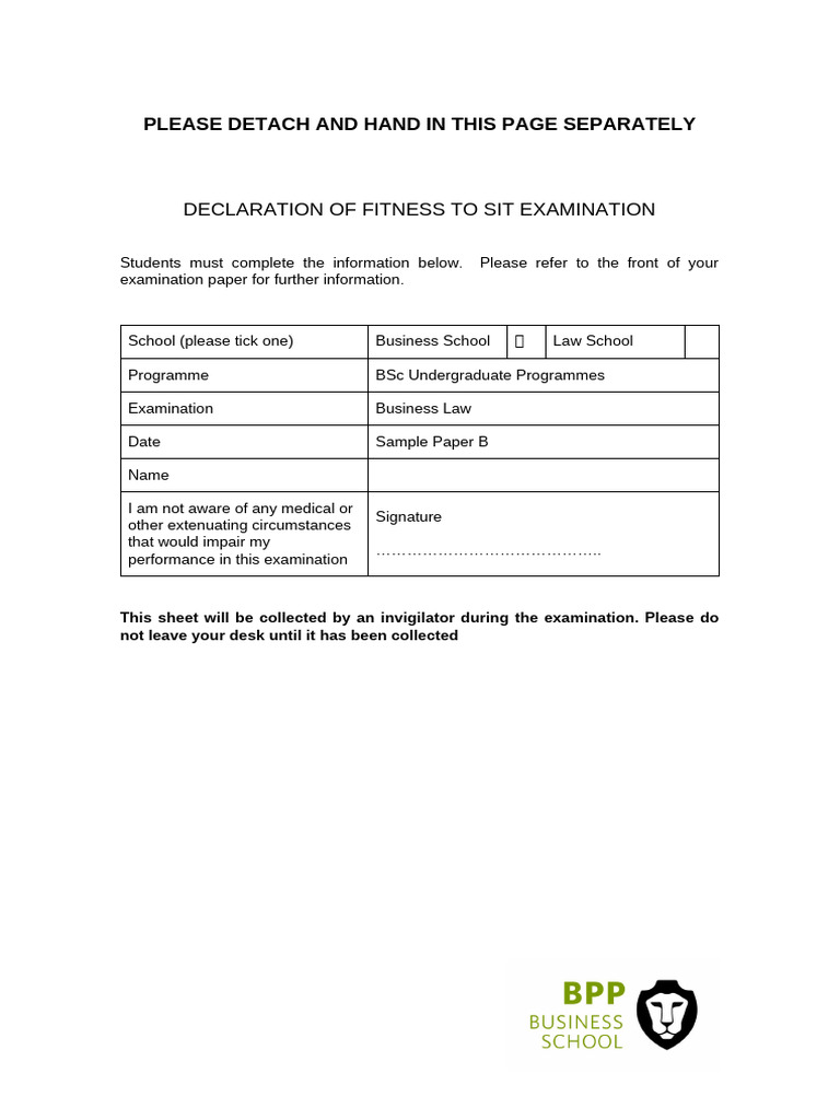 Sample Paper B Business Law Question Paper 2 | PDF | Common Law ...