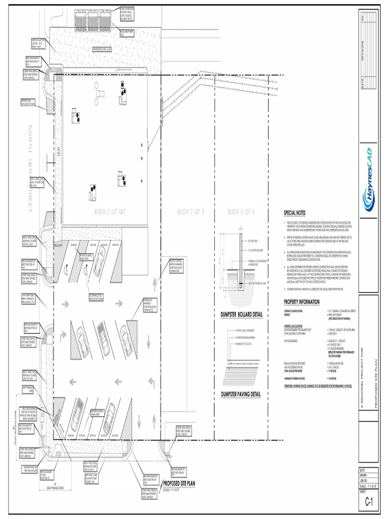 Parking Lot Remodel Project | PDF
