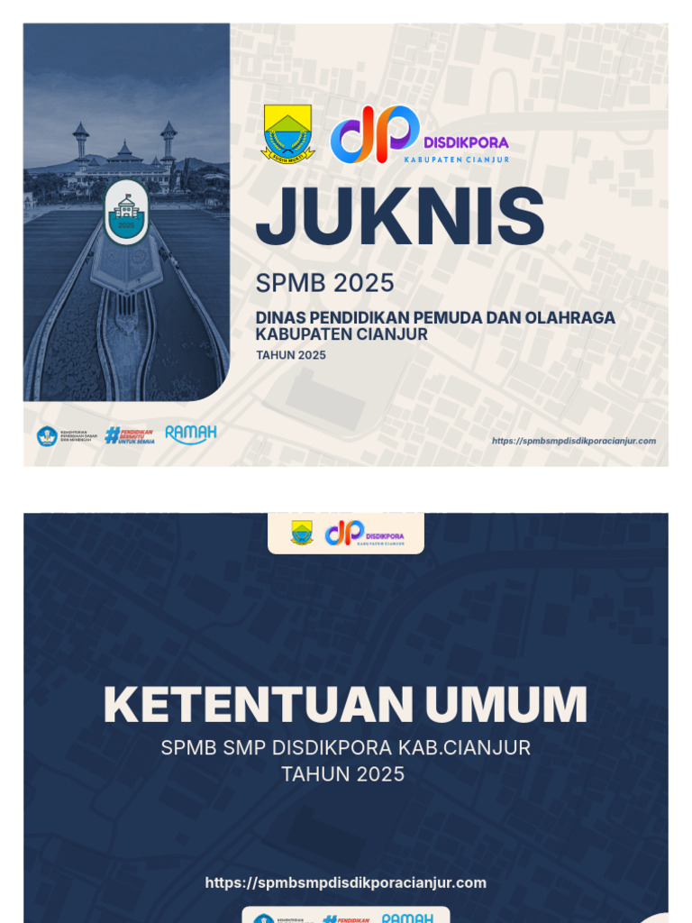 Juknis SPMB Disdikpora 2025 | PDF