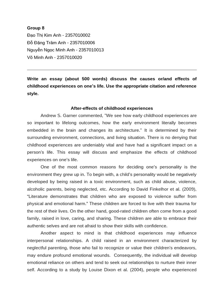 Group 8 Cause-Effect Papers | PDF | Psychological Concepts | Social ...