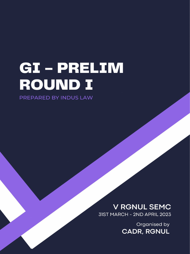 Gi - Prelim 1 - V Semc 2023 | PDF