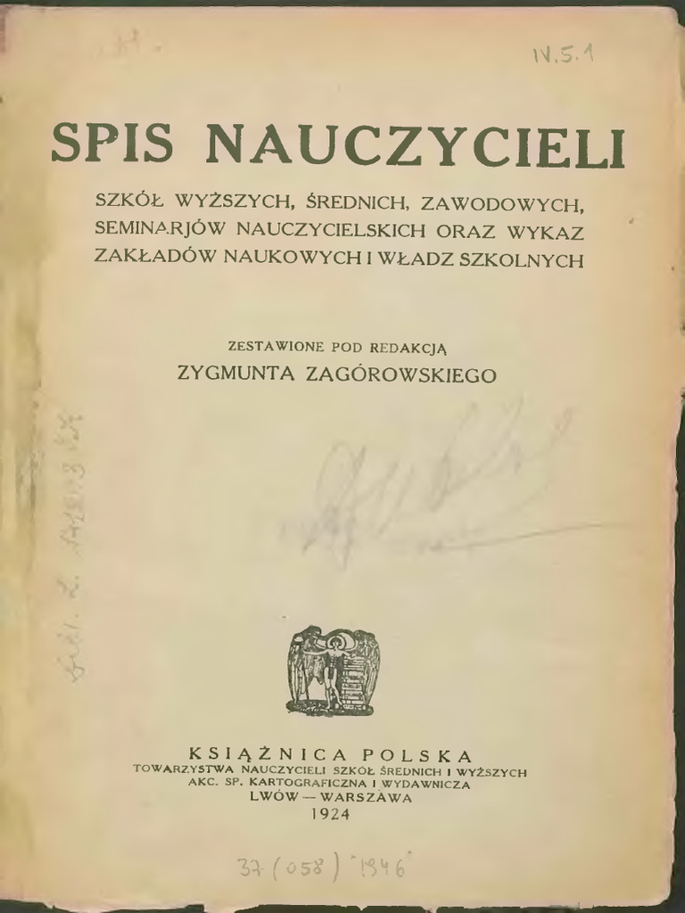 Spis Nauczycieli | PDF
