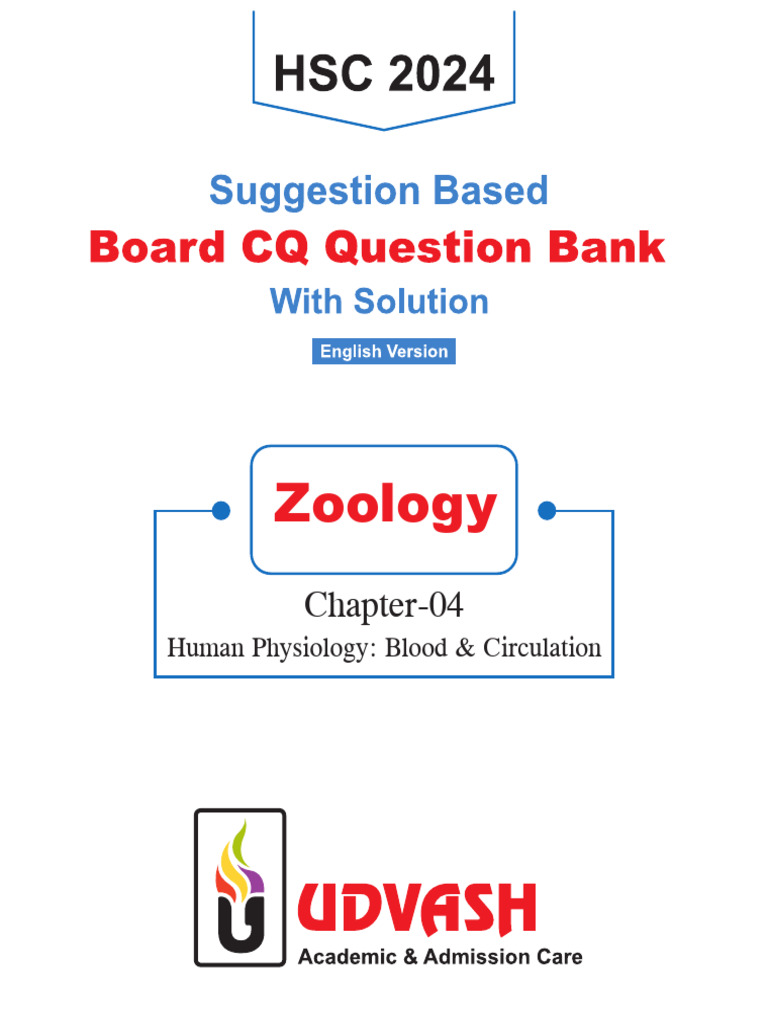 HSC zoology qb | PDF | Heart Valve | Atrium (Heart)