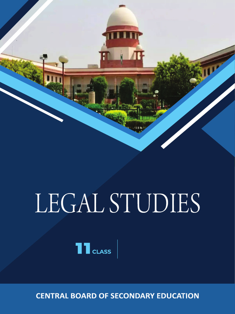 Class 11 Legal Studies Textbook PDF | PDF | Justice | Crime & Violence