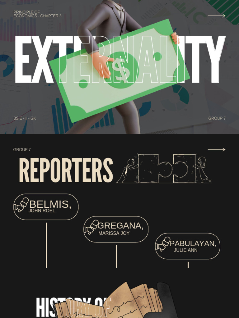(Group 7) CHAPTER 8 Externality | PDF | Externality | Taxes