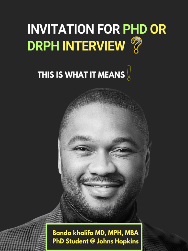Significance of PHD Interview Invitation | PDF