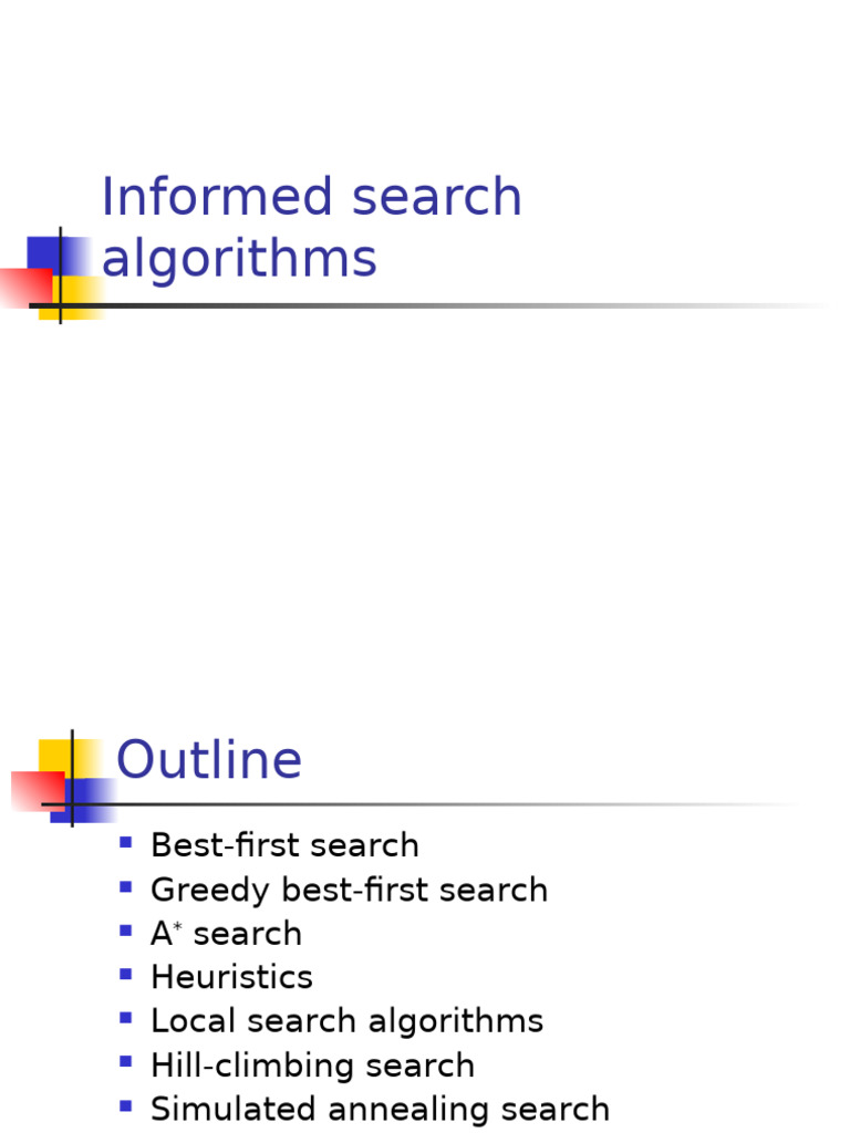 4 Informed Search Algorithms | PDF | Algorithms And Data Structures | Algorithms