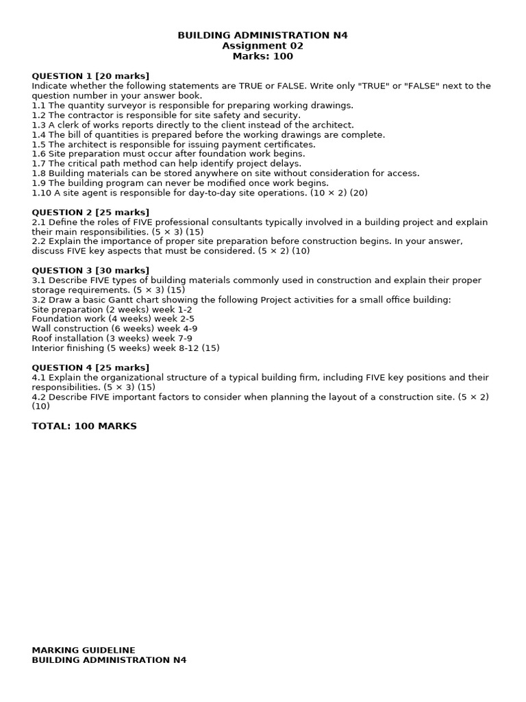 BA n4 Class Assignment 02 | PDF