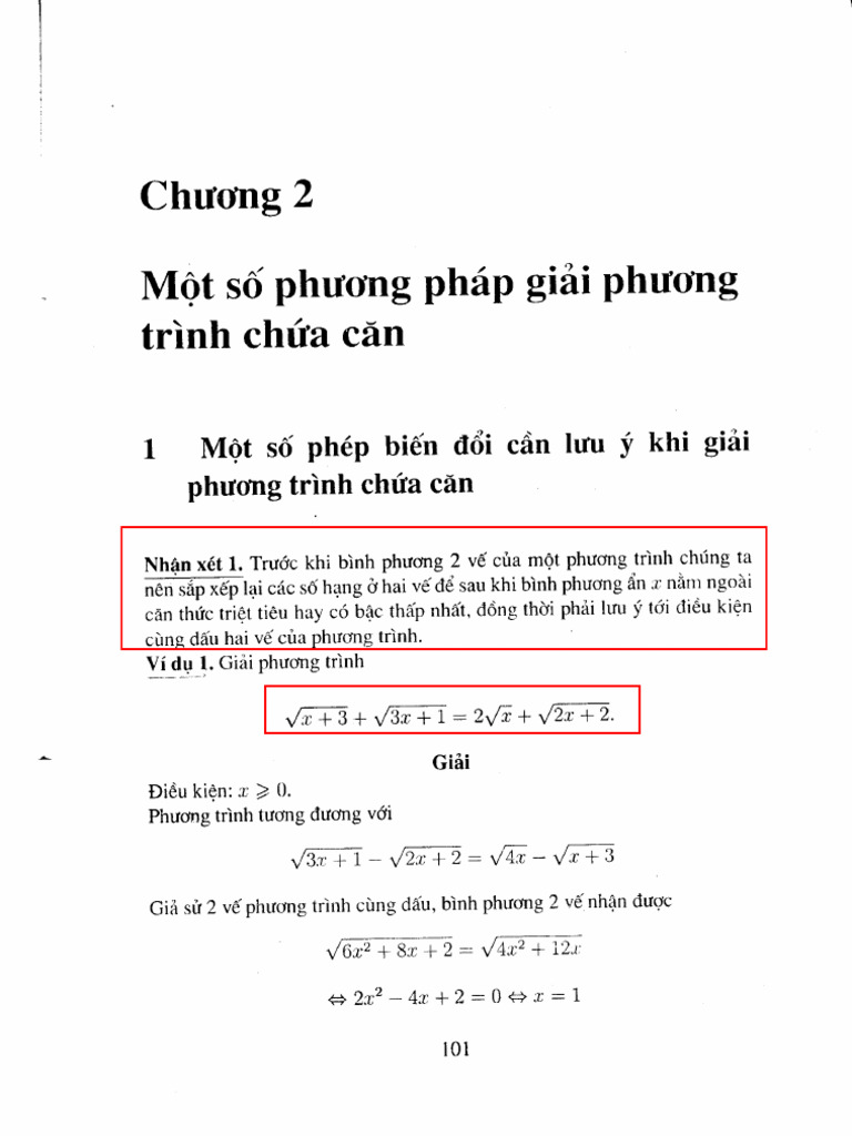 Mot So PP Giai PT Chua Can-Nguyen Vu Luong | PDF