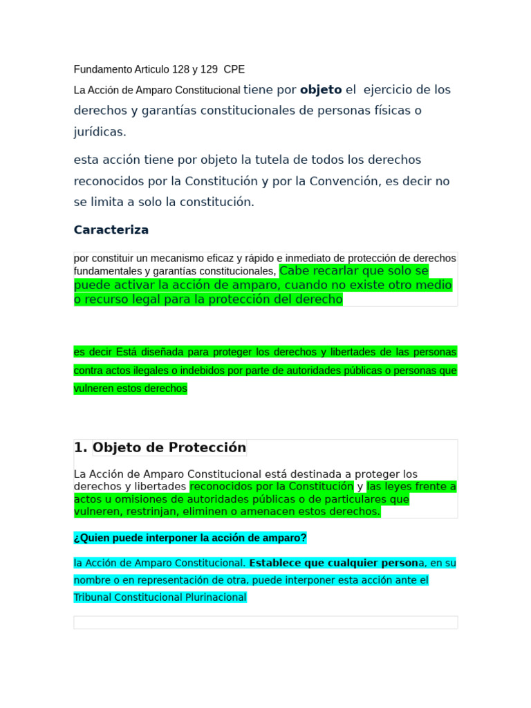 Accion de Amparo C | PDF | Derecho Constitucional | Justicia
