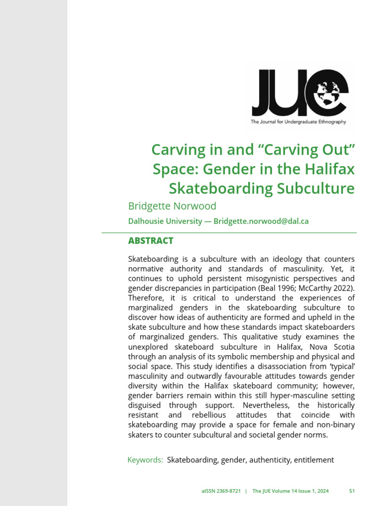 Carving in and Carving Out Space Gender in The Hal | PDF | Gender ...