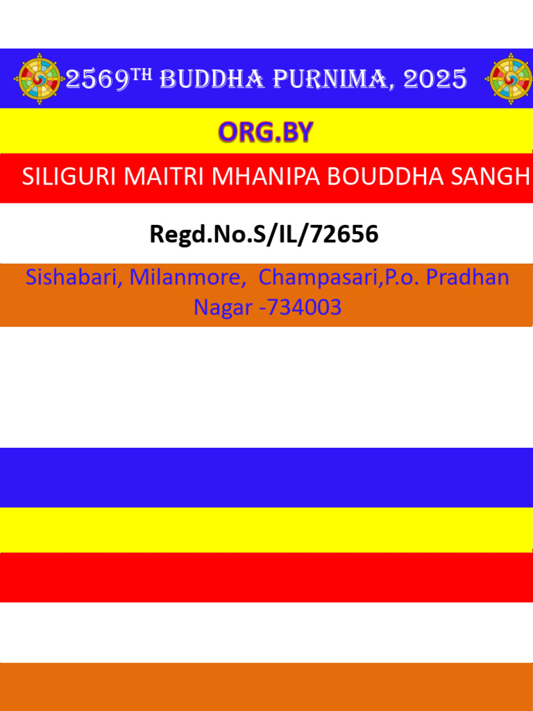Buddha Flags 2025 | PDF