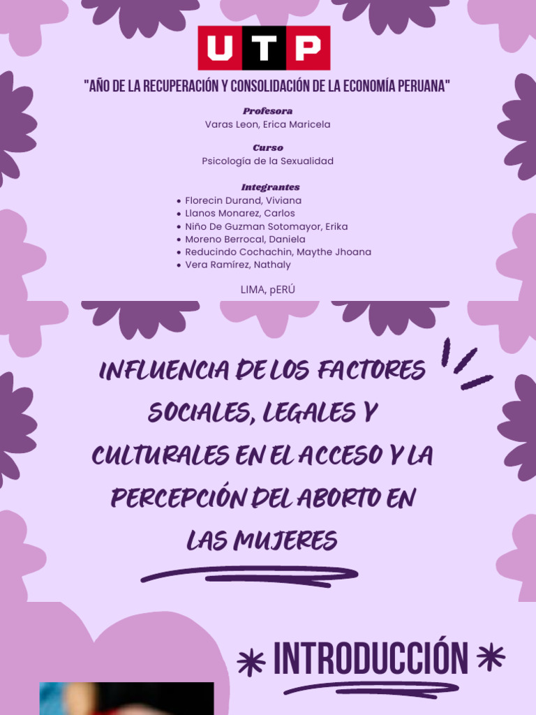 Influencia de Los Factores Sociales, Legales y Culturales en El Acceso ...