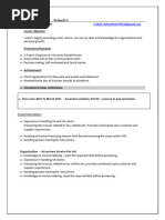Srikanth P2P Process Resume | PDF | Accounts Payable | Business