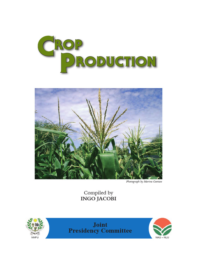8 Crop Production Manual | PDF | Soil | Plant Nutrition