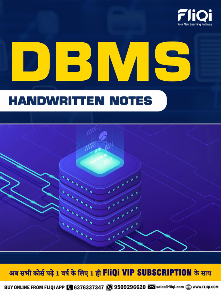 DBMS Complete Notes | PDF