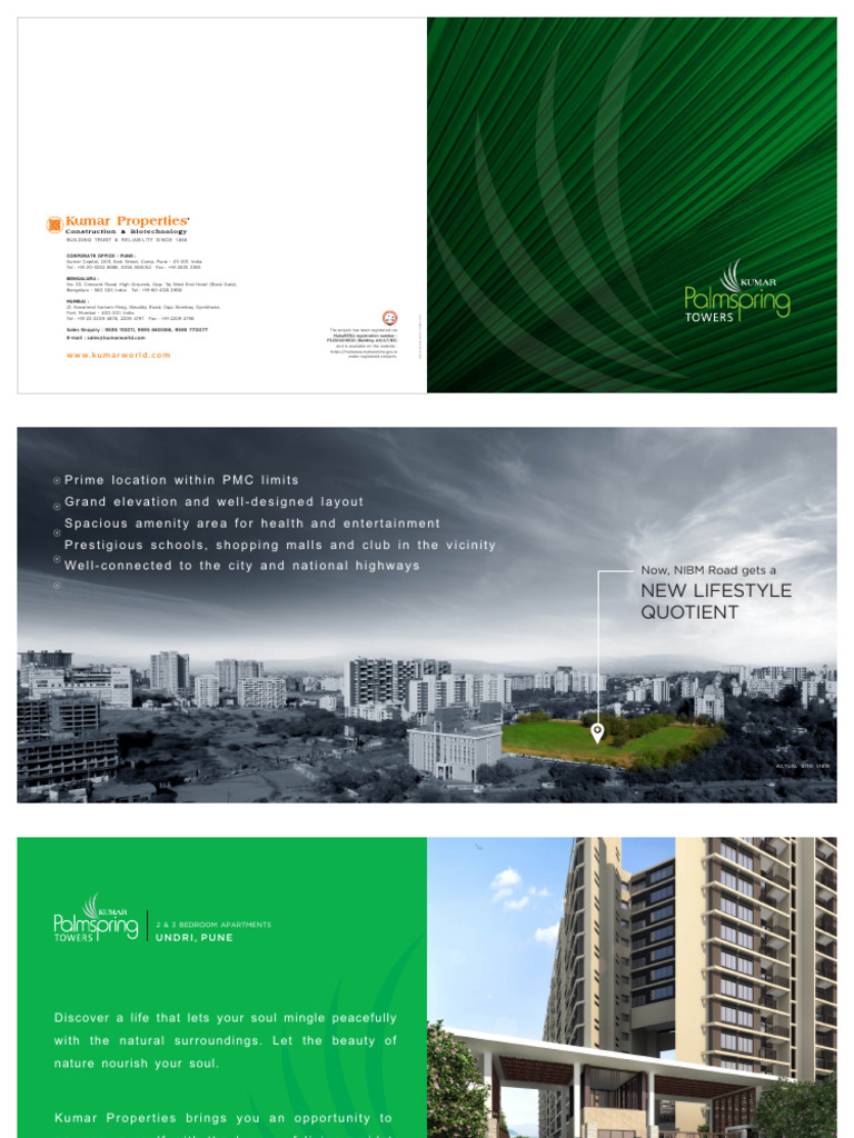 Kumar Palmspring Towers Overview | PDF | Toilet | Building Engineering