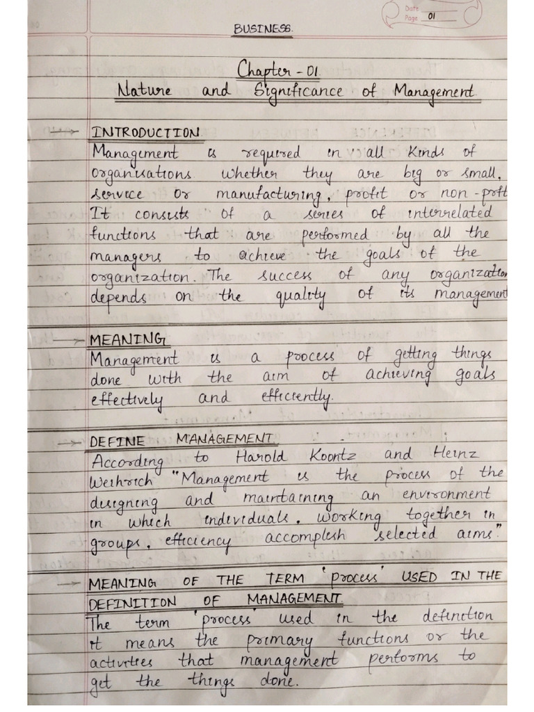 Business Chapter-1 | PDF