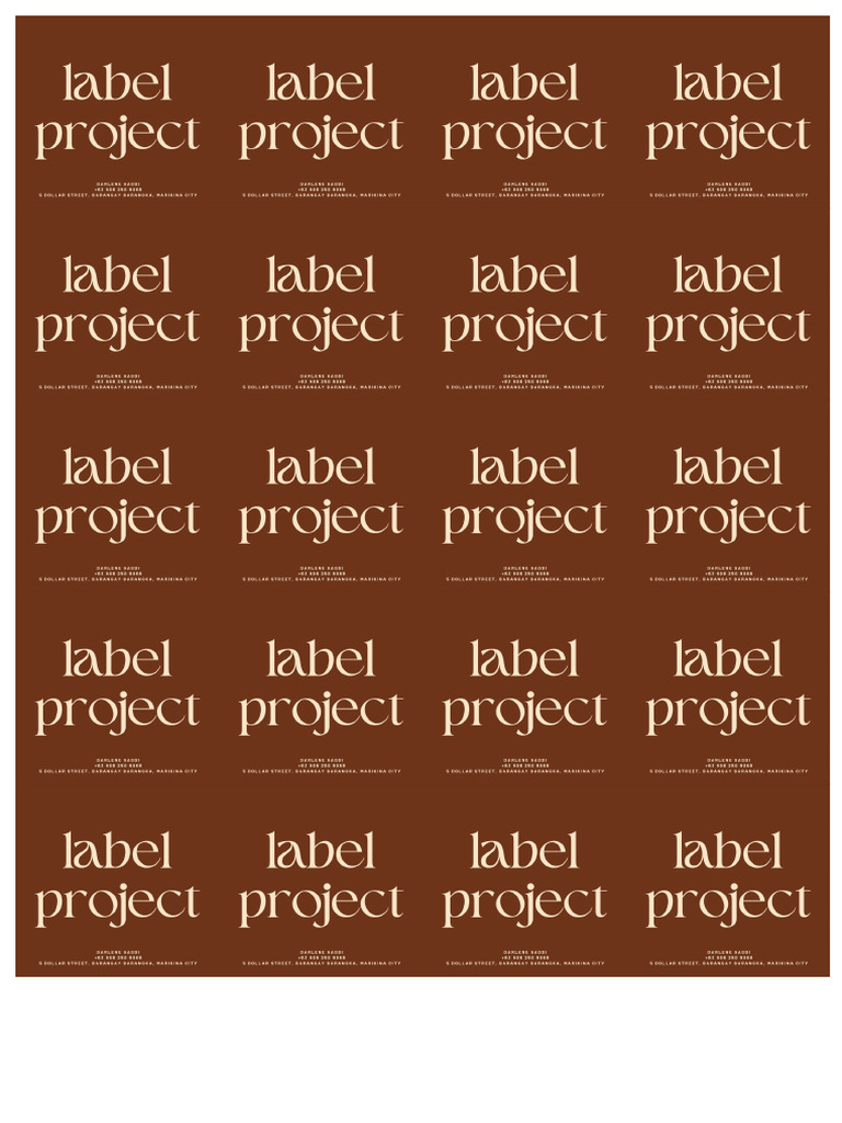 Label Project Logo | PDF