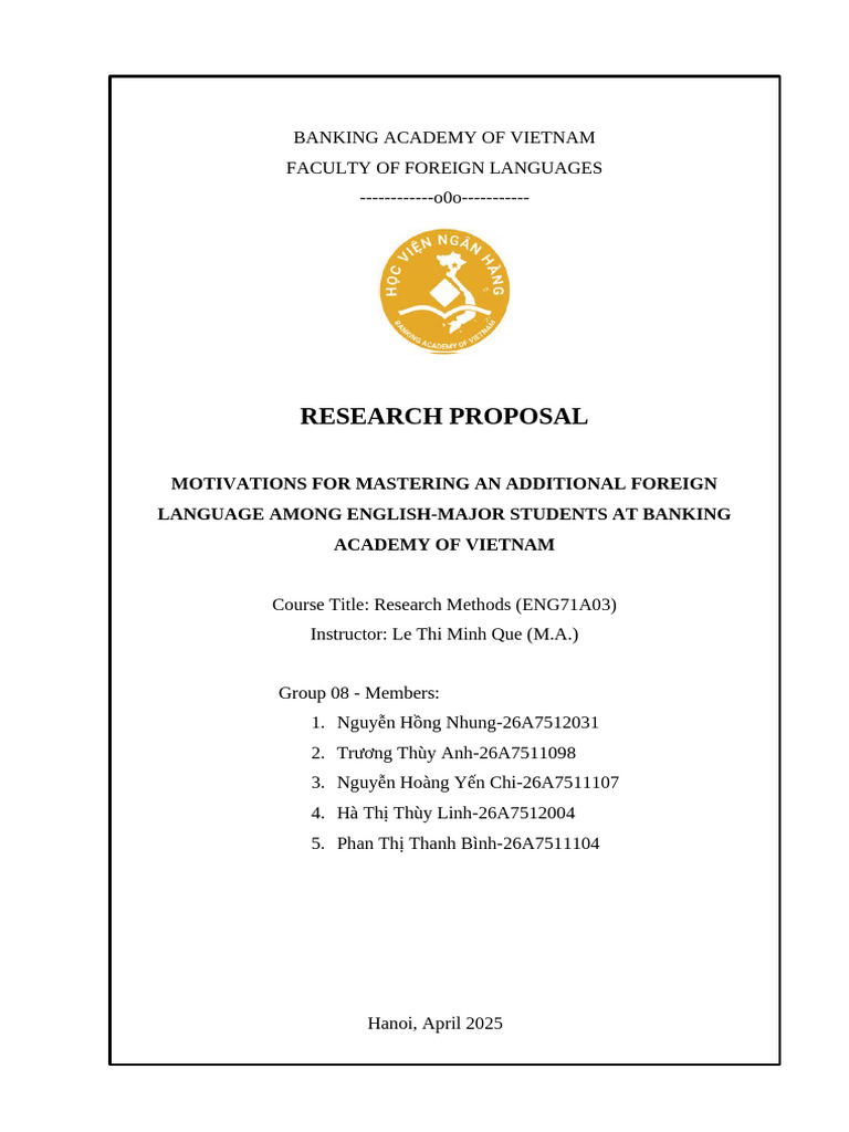 Nguyễn Hồng Nhung - GROUP 8-Final RM03 | PDF | Motivational | Motivation