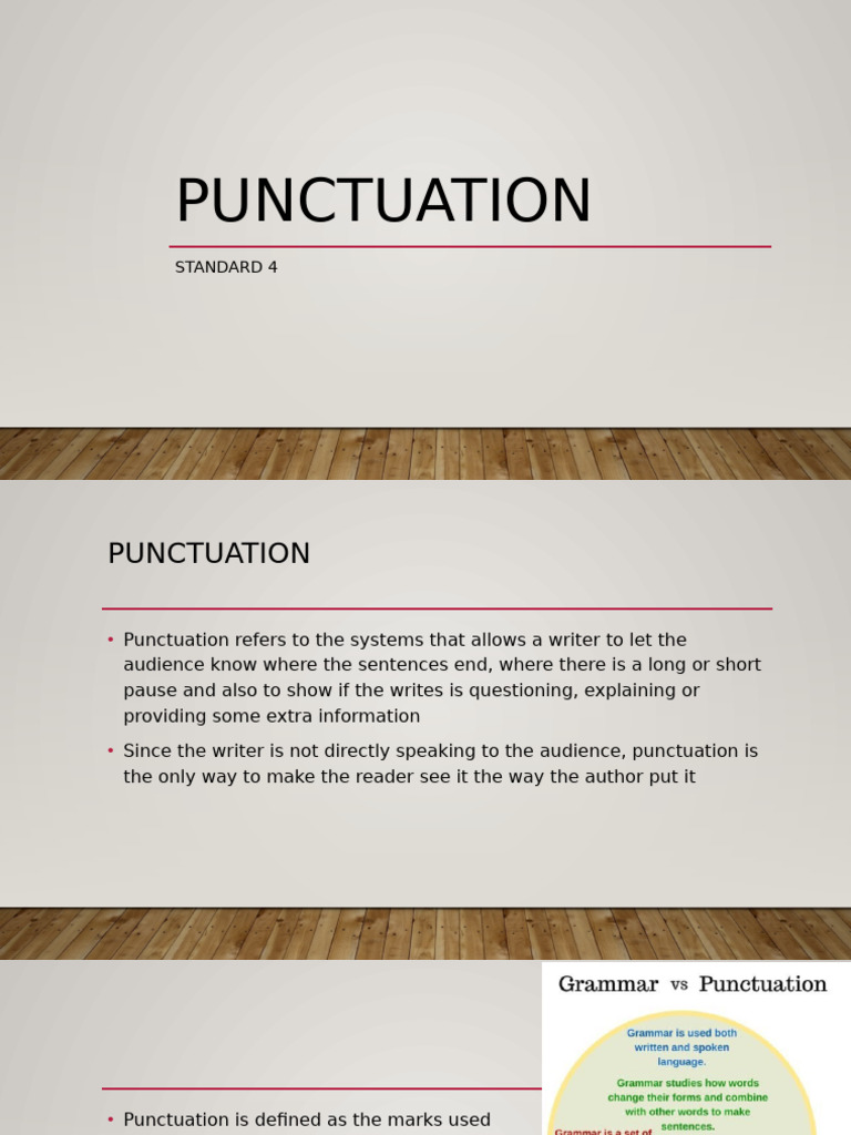 Punctuation | PDF