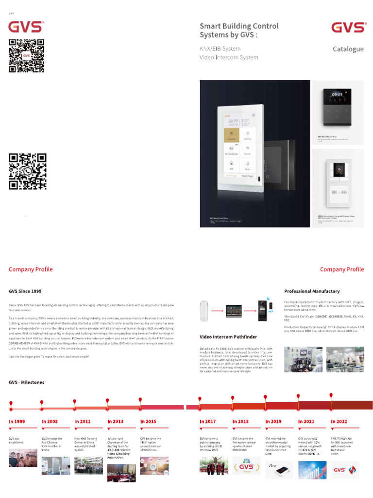 Gvs Smart Building Control System v6.5 | PDF